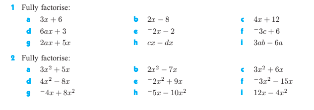 10C2MAT24: Factorisation 2 | MHOL